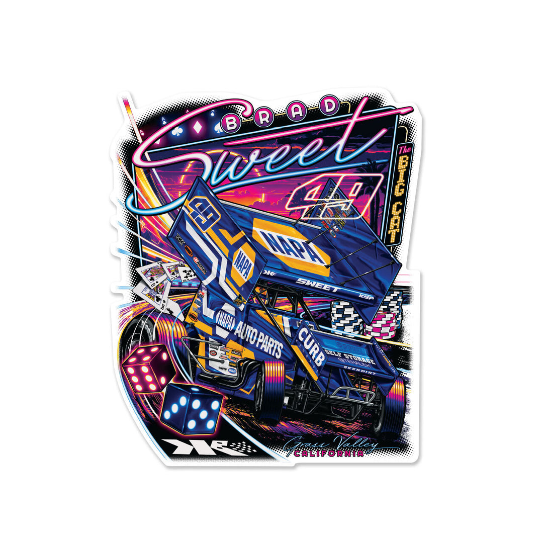 Casino Cruisin' Decal – Brad Sweet Racing