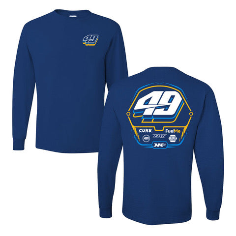 Torque Crew Long Sleeve - Royal – Brad Sweet Racing